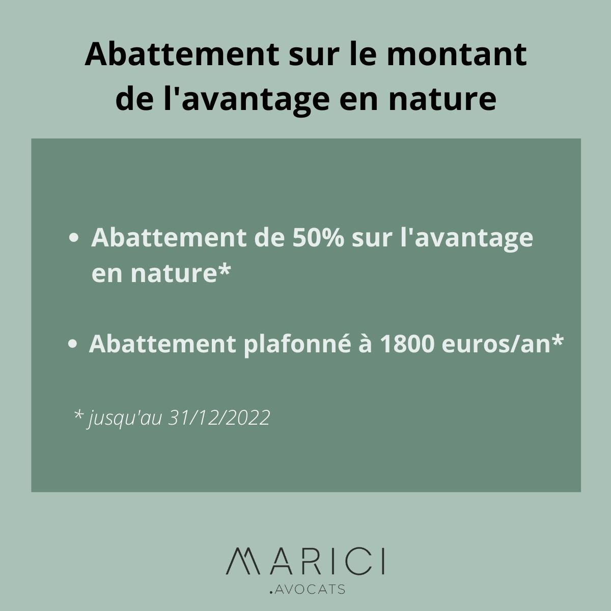 Véhicule de fonction électrique & Avantage en nature - MARICI Avocats Paris