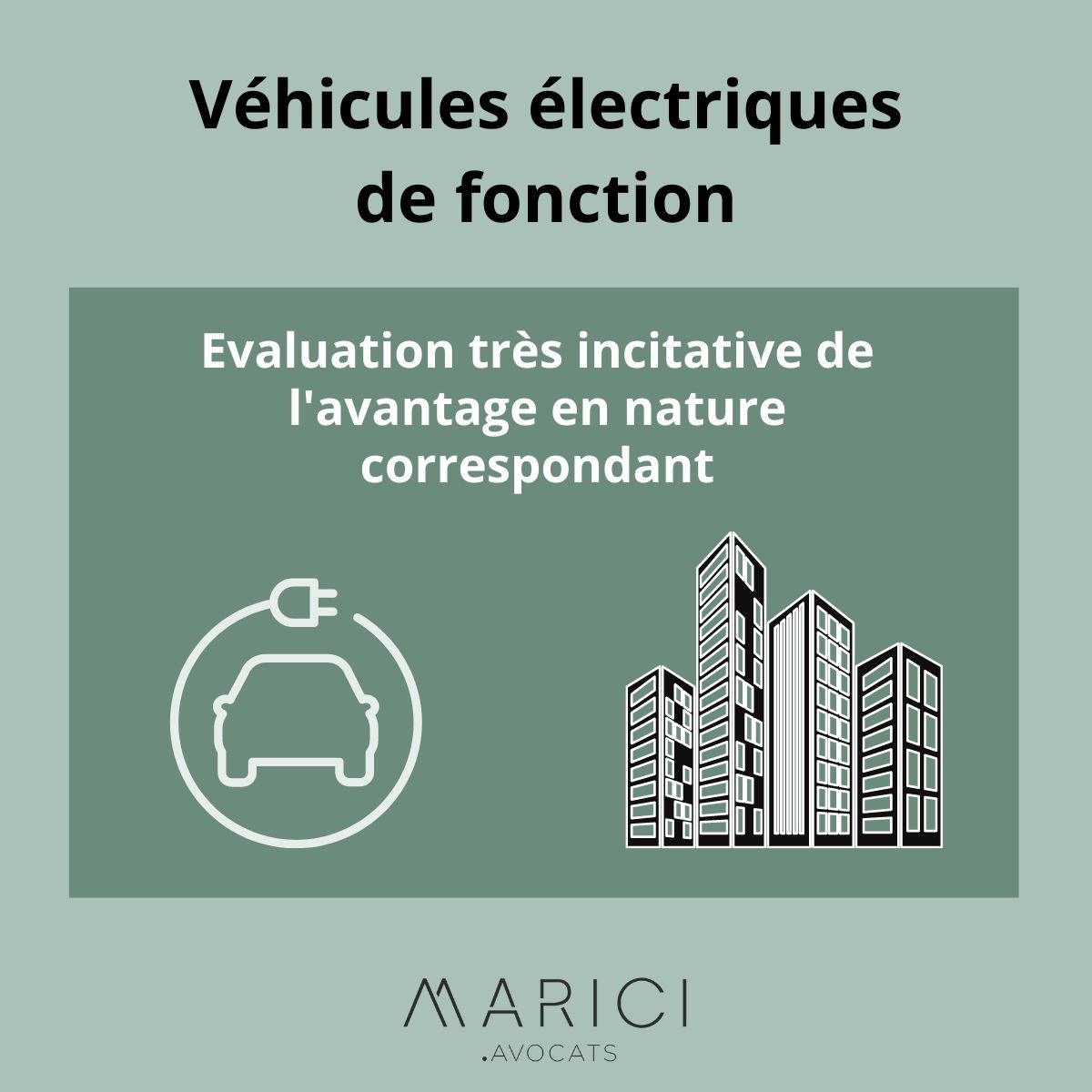 Véhicule de fonction électrique & Avantage en nature - MARICI Avocats Paris